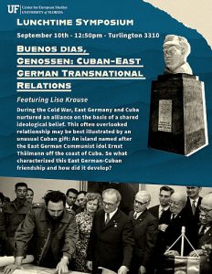 Lunchtime Symposium - Buenos Dias, Genossen: Cuban-East German ...
